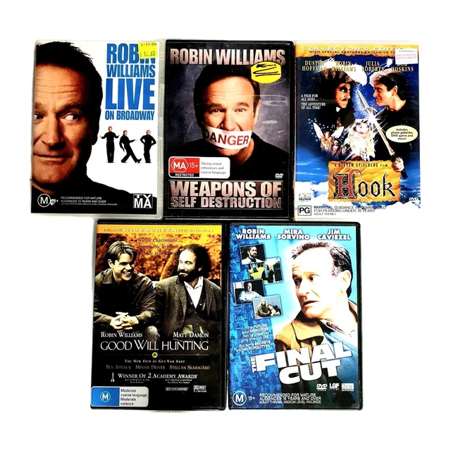 ROBIN WILLIAMS 5 x DVD Gift Bundle, Scifi Fantasy, Thriller, Drama ...
