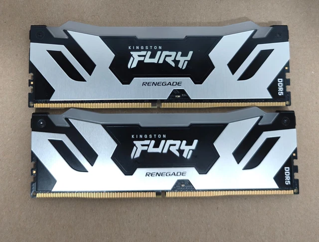 KINGSTON FURY RENEGADE RGB 32GB (2x16GB) DDR5 6000MHz Memory Desktop ...