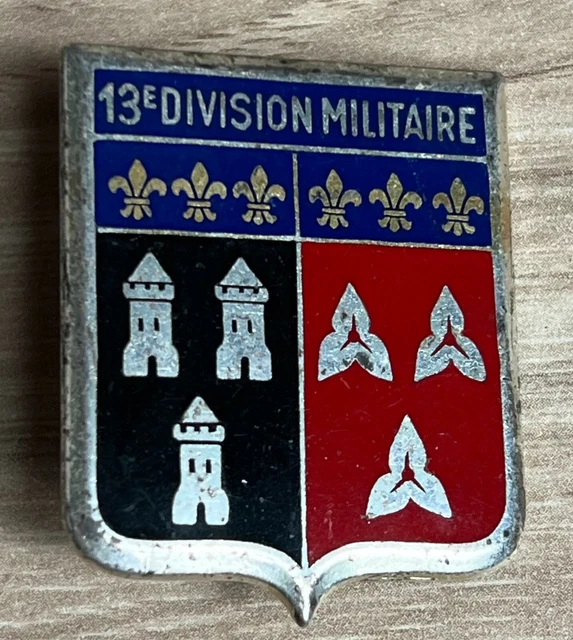 INSIGNE MILITAIRE PUCELLE 13 division militaire EUR 2,50 - PicClick FR