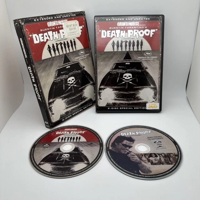 DEATH PROOF (EXTENDED and Unrated Edition) - DVD - Like New - OOP NOS Rare FS $14.00 - PicClick CA