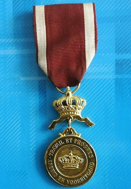 #0548# BELGIQUE/ MEDAILLE Travail Et Progres/Arbeid En Vooruitgang EUR ...