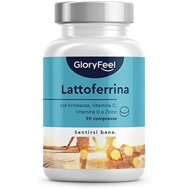 INTEGRATORE LATTOFERRINA 200 mg 90 Compresse Ad Alto Dosaggio con ...