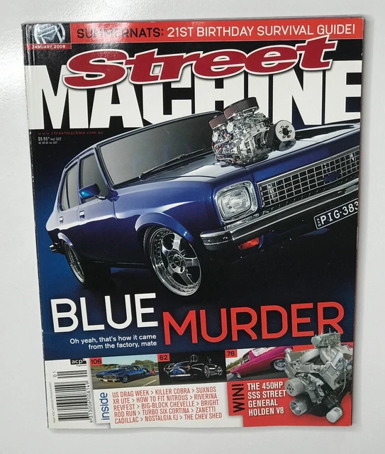 STREET MACHINE CAR Magazine Jan 2008 Vol 28 Issue 1 Poster Inside LH ...