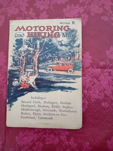 MOTORING AND HIKING Maps Sections 1-2 and 3 used £1.00 - PicClick UK