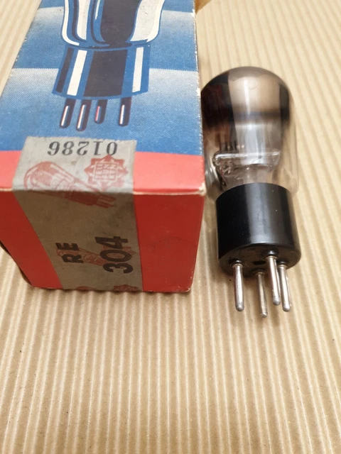 TELEFUNKEN RE304 TUBE measured Ia=38mA NOS Boxed EUR 179,00 - PicClick IT