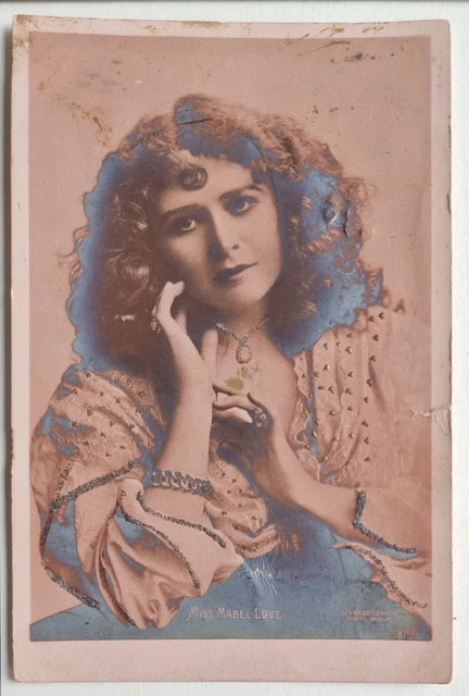 VINTAGE TARJETA POSTAL Miss. Mabel Love Actriz Teatro Bailarina Etapa EUR 4,95 - PicClick ES