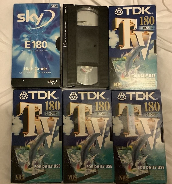 6 BLANK VHS Tapes. Used. TDK / Sky £5.92 - PicClick UK