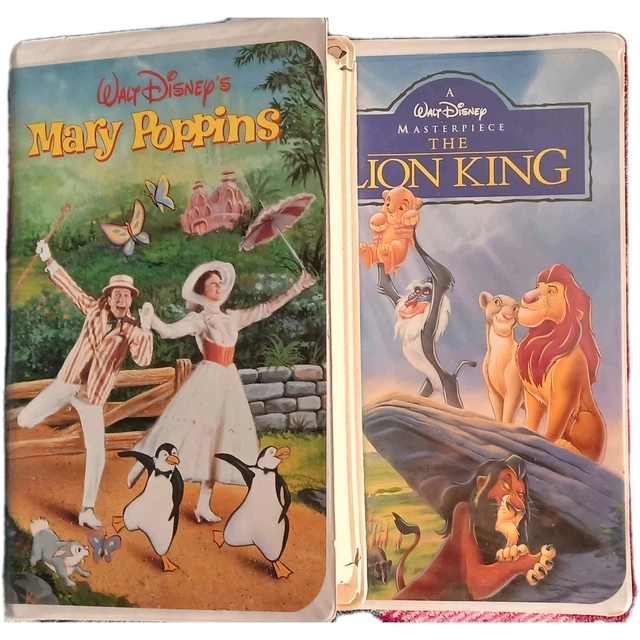 DISNEY MASTERPIECE COLLECTION VHS The Lion King, Marry Poppins used £11 ...