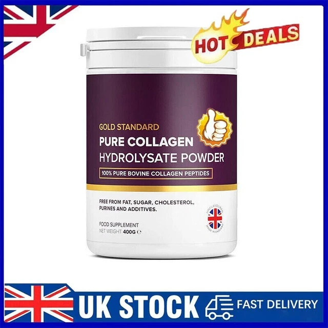 COLLAGEN POWDER, GOLD Standard Bovine Collagen Peptides Powder 400g 14. ...