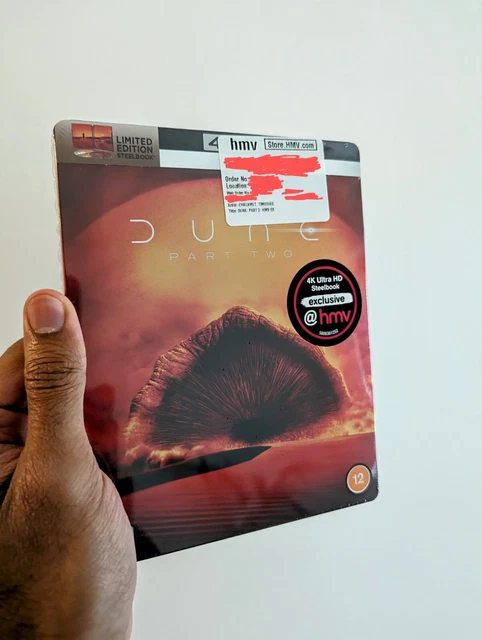 DUNE: PART TWO (hmv Exclusive) Limited Edition 4K Ultra HD Steelbook £ ...
