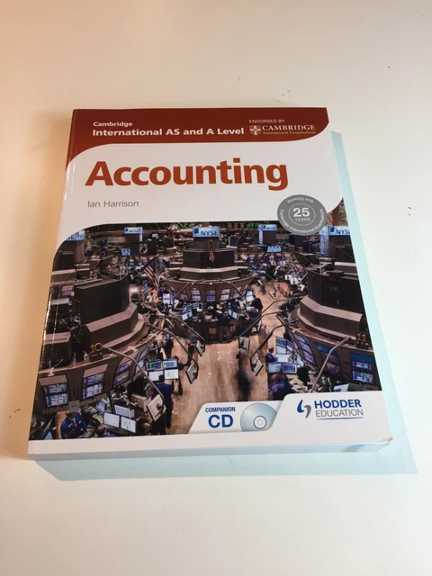 CAMBRIDGE INTERNATIONAL AS and A Level Accounting £27.99 - PicClick UK