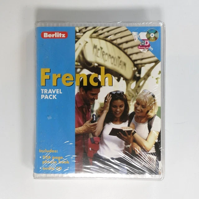 FRENCH BERLITZ TRAVEL Pack Phrase Book + CD (Mixed Media, 2003) $3.95 ...