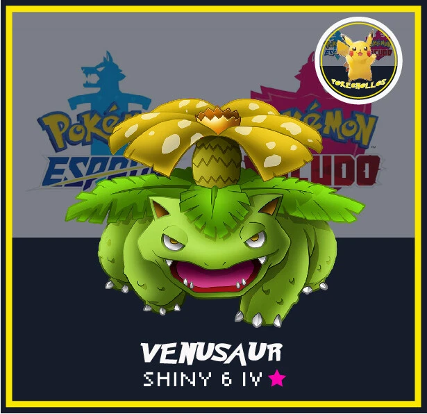 VENUSAUR ULTRA SHINY Pokemon Espada Y Escudo 6 Ivs EUR 2,50 - PicClick FR
