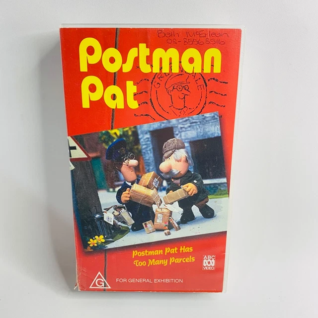 POSTMAN PAT - Postman Pat Has Too Many Parcels VHS/PAL ABC Video £13.71 ...