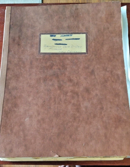D-DAY MUSEUM NEW Orleans, WW2 Chermayeff & Geismar 1993 Orig Concept ...