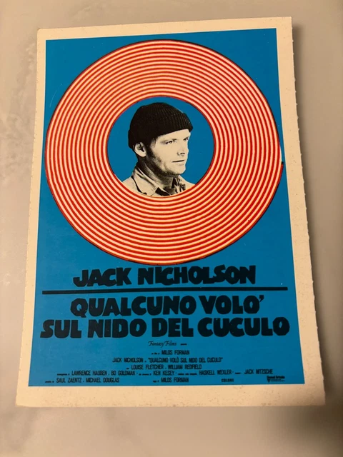 QUALCUNO VOLÒ SUL Nido del Cuculo (1975) - MINI LOCANDINA CIAK DA ...