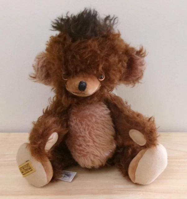 VINTAGE MERRYTHOUGHT ANCESTOR of Cheeky Make Your Mind Up Bear England ...