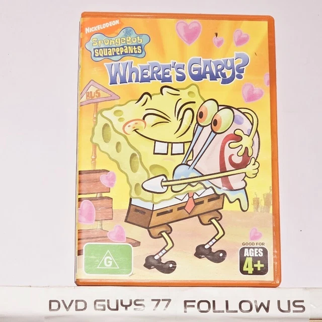SPONGEBOB SQUAREPANTS - Where's Gary?- DVD - Region 4 £4.85 - PicClick UK