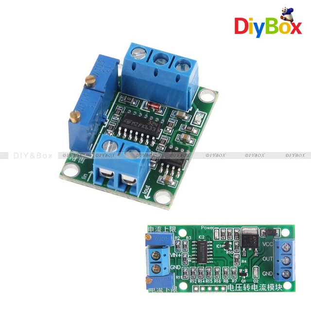 4-20MA 0-5V CURRENT Voltage Transmitter Isolation Signal Converter ...