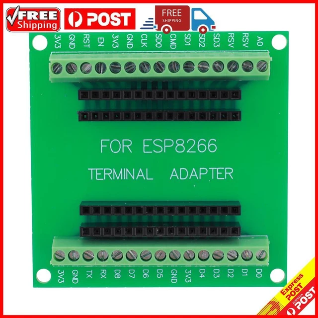 Esp8266 Breakout Board Gpio For Esp8266 Esp 12e Nodemcu Development Board 1792 Picclick Au