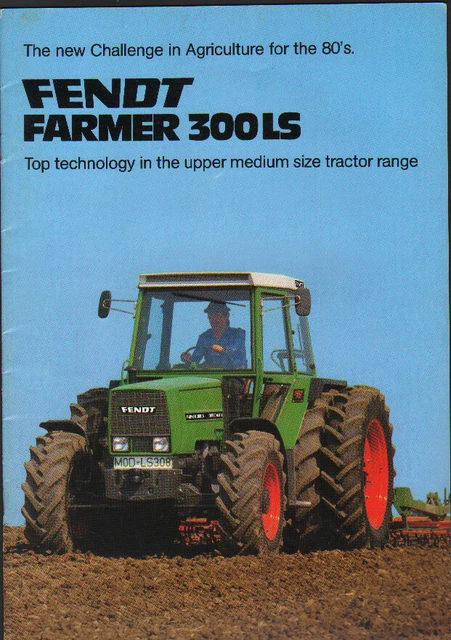 FENDT FARMER &300 LS Series" Tractor Brochure Leaflet £6.50 - PicClick UK