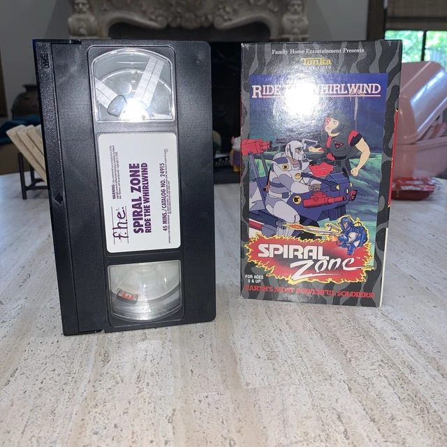 VINTAGE 1988 TONKA Spiral Zone ~ Ride The Whirlwind ~ VHS Tape ~ RARE ...