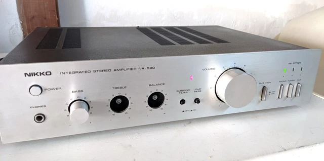NIKKO NA-590 STEREO Integrated Amplifier Amplifier Made in Japan ...