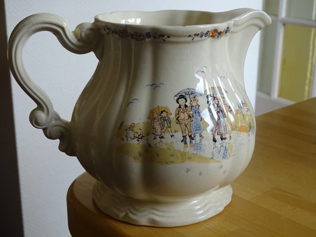 SARREGUEMINES UN BROC Verseuse En Faience Modele Enfants Richards EUR ...