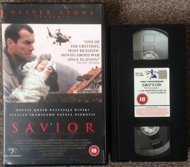 SAVIOR:DENNIS QUAID-VHS VIDEO Big Box-Ex Rental. (Rare) EUR 6,88 ...