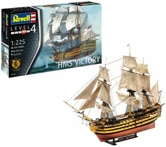 REVELL 05408 HMS Victory Niveau 4 Kit Plastique Voile ship T48 Après ...