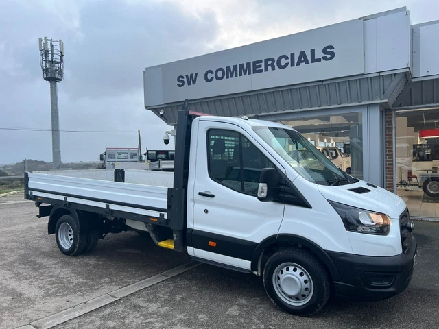 FORD TRANSIT 2.0 350 EcoBlue Leader Dropside Twin Rear Wheels L4 Euro 6 ...