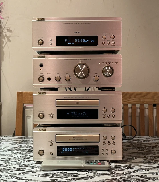 DENON UPA-F07 STEREO Stack System HiFi Separates Amplifier,CD,Cassette ...
