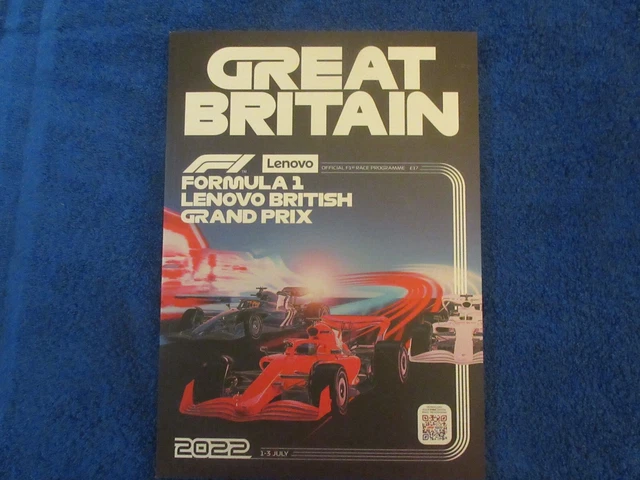 FORMULA 1 SILVERSTONE 2022 British Grand Prix Programme - Brand New £6. ...
