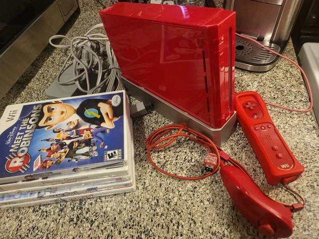 NINTENDO WII SUPER Mario Bros 25th Anniversary Limited Edition Red ...