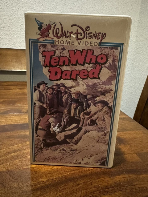 WALT DISNEY HOME Video Ten Who Dared VHS rara custodia a noleggio USATA ...