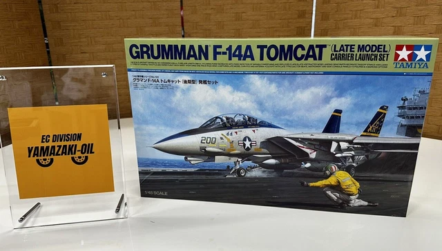 TAMIYA 61122 1/48 Scale Model Kit U.S Grumman F-14A Tomcat Carrier ...