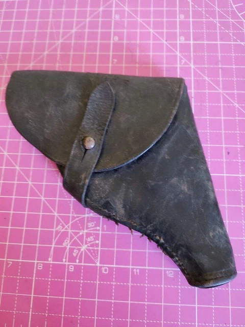 VINTAGE ANTIQUE LEATHER Gun Pistol Revolver Case £25.00 - PicClick UK