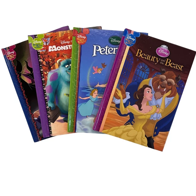4X-DISNEY'S LA BELLA e la bestia Peter Pan Monsters Inc Sleeping Walt ...