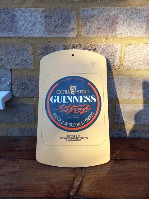 VINTAGE EXTRA STOUT Guinness melamine bar bored Dropping board Chopping ...