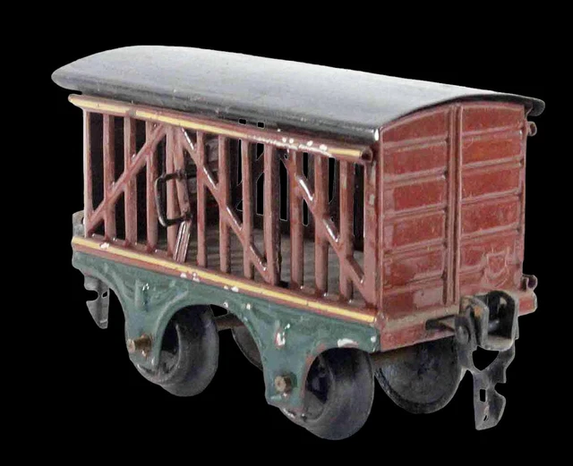 TRAIN ECHELLE 0 1905 MARKLIN wagon bétaillière / jouet ancien EUR 185 ...