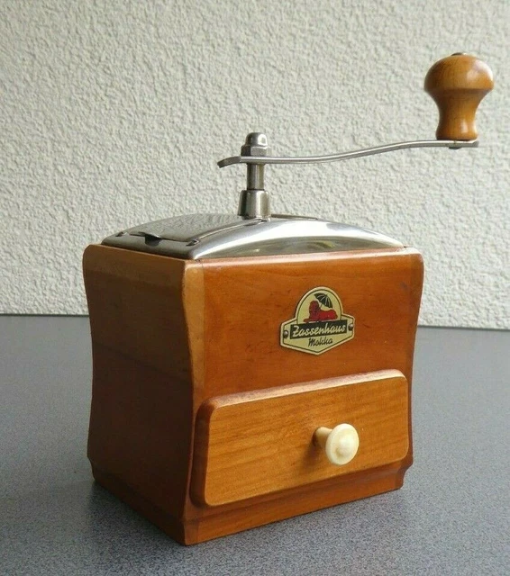 ZASSENHAUS KAFFEEMÜHLE ZILLI Nr. 510 Mokka Einstellbar fein/grob Kaffee Mühle EUR 44,50 ...