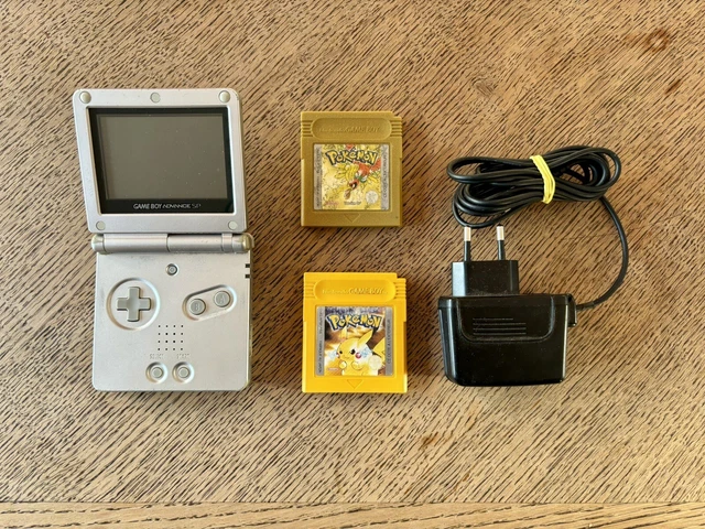 NINTENDO GAME BOY Advance SP Système Portable - Pokémon Or - Pokémon ...