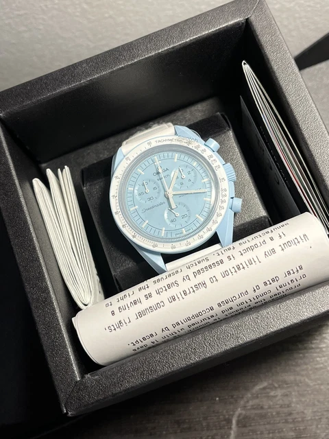 OMEGA X SWATCH Moonswatch Mission to Uranus tiffany speedmaster $500.00 ...
