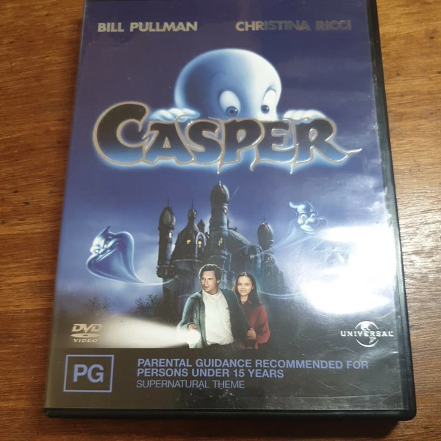 CASPER DVD R4 FREE POST Bill Pullman, Cathy Moriarty, Christina Ricci Comedy $6.97 - PicClick AU