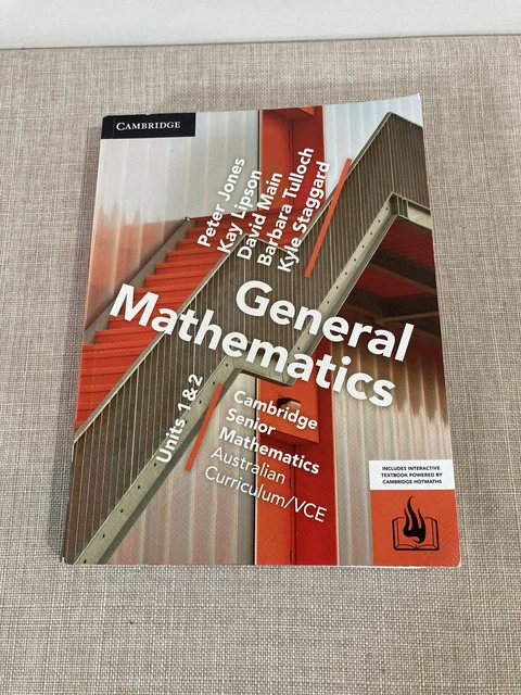 CAMBRIDGE GENERAL MATHEMATICS Units 1 & 2 VCE $12.00 - PicClick AU