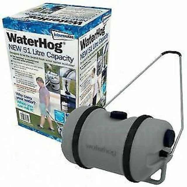WATERHOG HOG PULL Rolling Aquaroll Water Carrier Container Barrel Large ...
