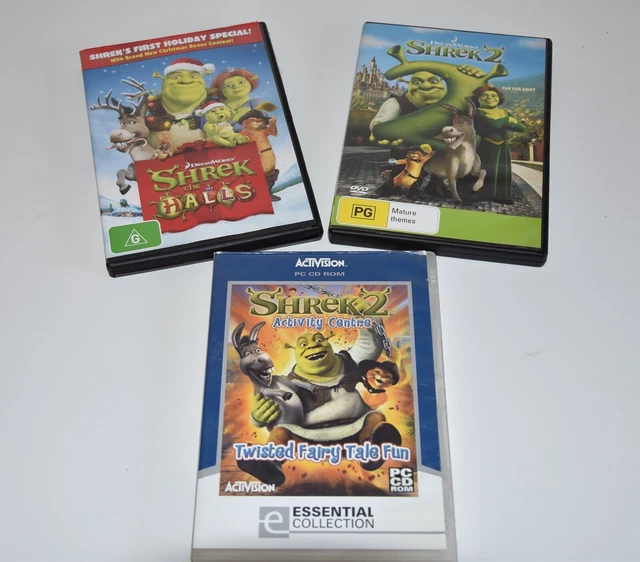 SHREK - DVDS x 2 & PC Game - EUC $10.00 - PicClick AU