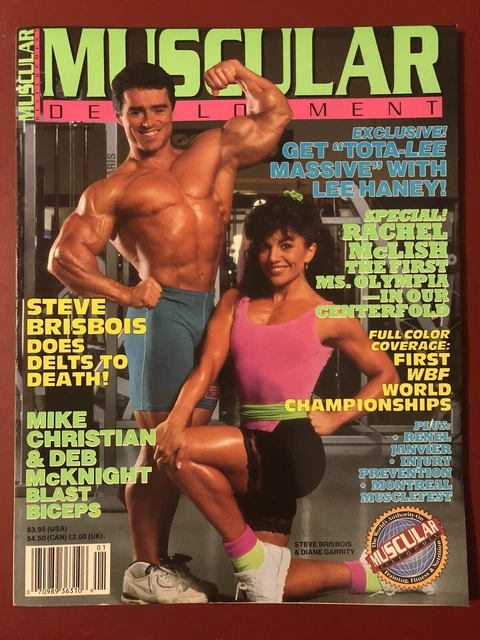 MUSCULAR DEVELOPMENT 1991 October Vol.28 #10 Steve Brisbois Diane Garrity Cover! $110.00 ...