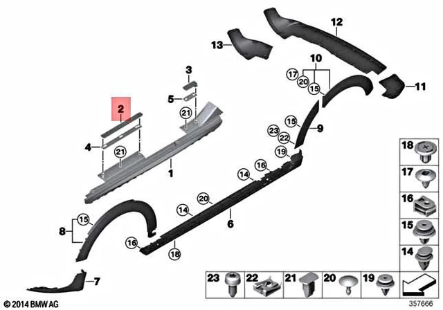 GENUINE MINI COOPER JCW One F55 F56 F57 D BUMPER TRIM FRONT CENTER ...