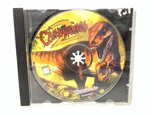 VINTAGE PC CD-ROM Video Game Carnivores Wizard Works 1999 Disc Only ...